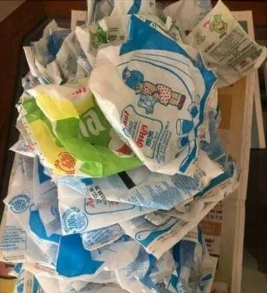 MILK POUCH SCRAP,LDPE,Scrap,mix-scrap,Plastic4trade