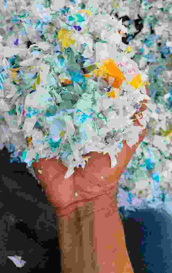 LDPE PLANT WASTE MILK POUCH GRINDING WITH WASH SCRAP | LDPE | SCRAP ...